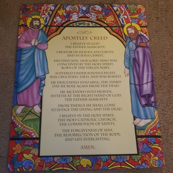 Wall Decor | Apostles Creed Religious Poster | Poshmark